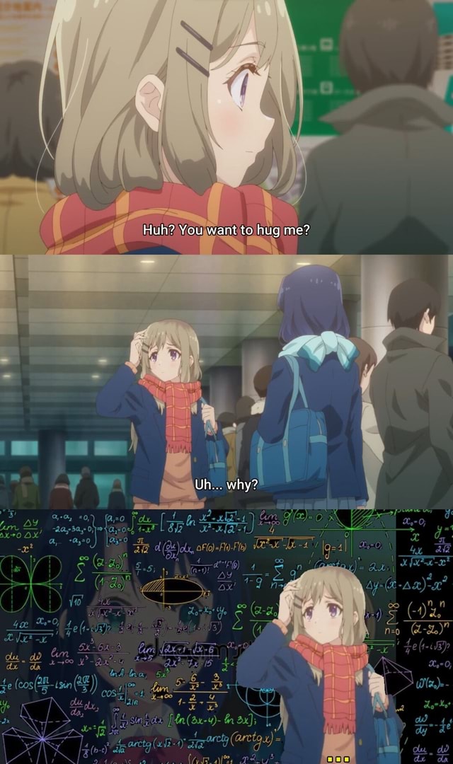 Huh? You want to hug me? Uh... why? OF - iFunny