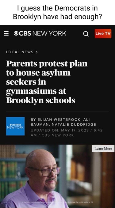 I guess the Democrats in Brooklyn have had enough? = @CBS NEW YORK Q ...
