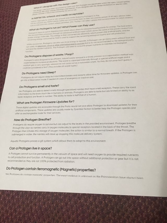 On? Power can they use? what do Protogen's run what Do Protogens ...