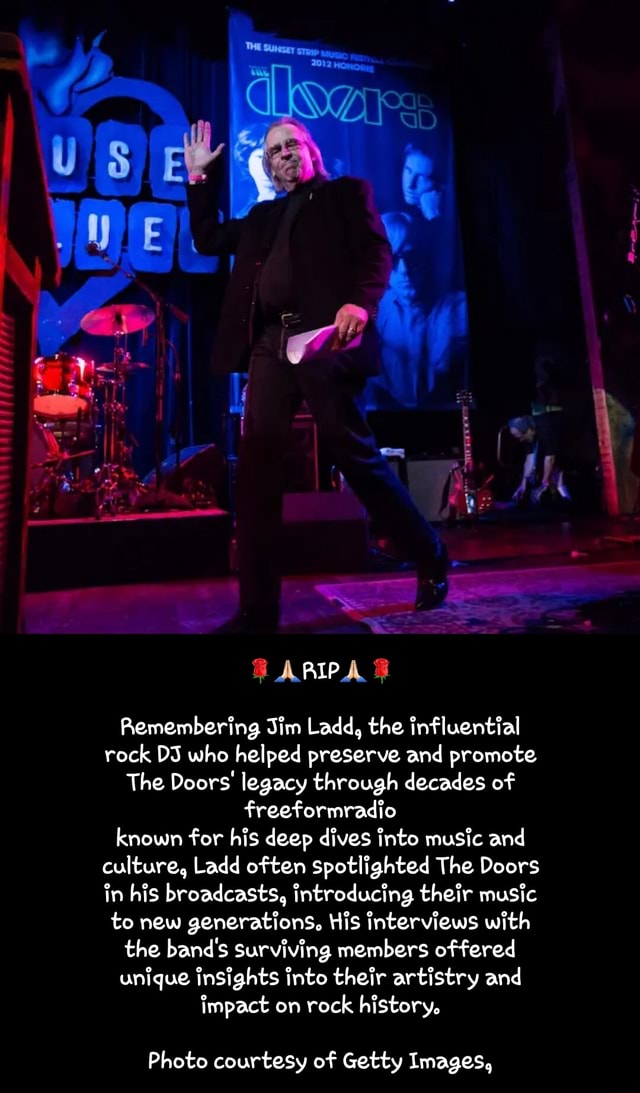 OE, RIP Remembering Jim Ladd, the influential rock DS who helped ...
