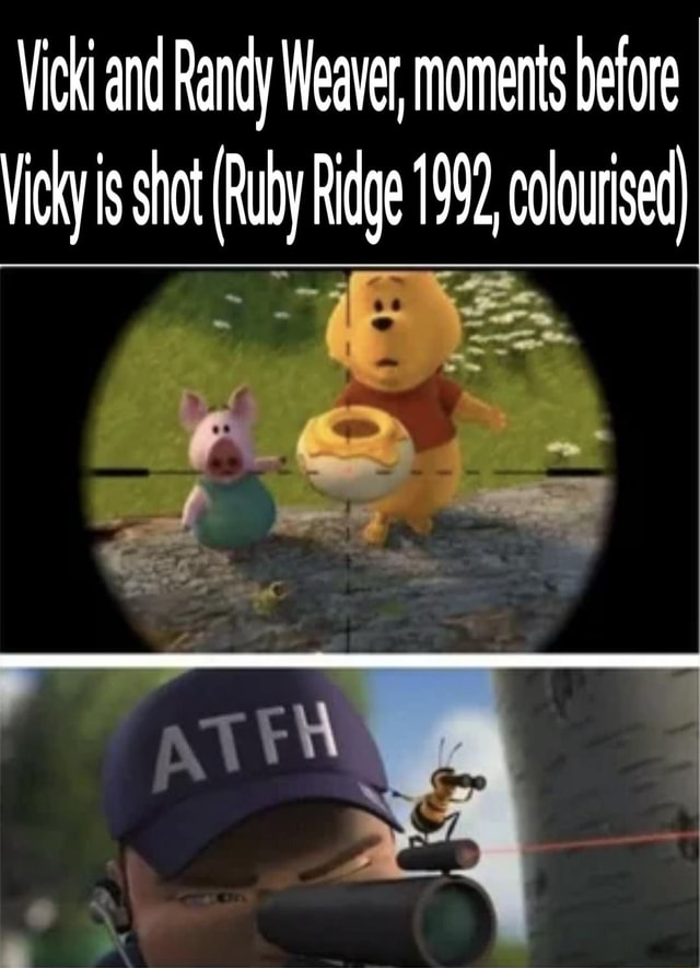 Vicki and Randy Weaver, moments before Vicky is shot Ruby Ridge 1992 ...