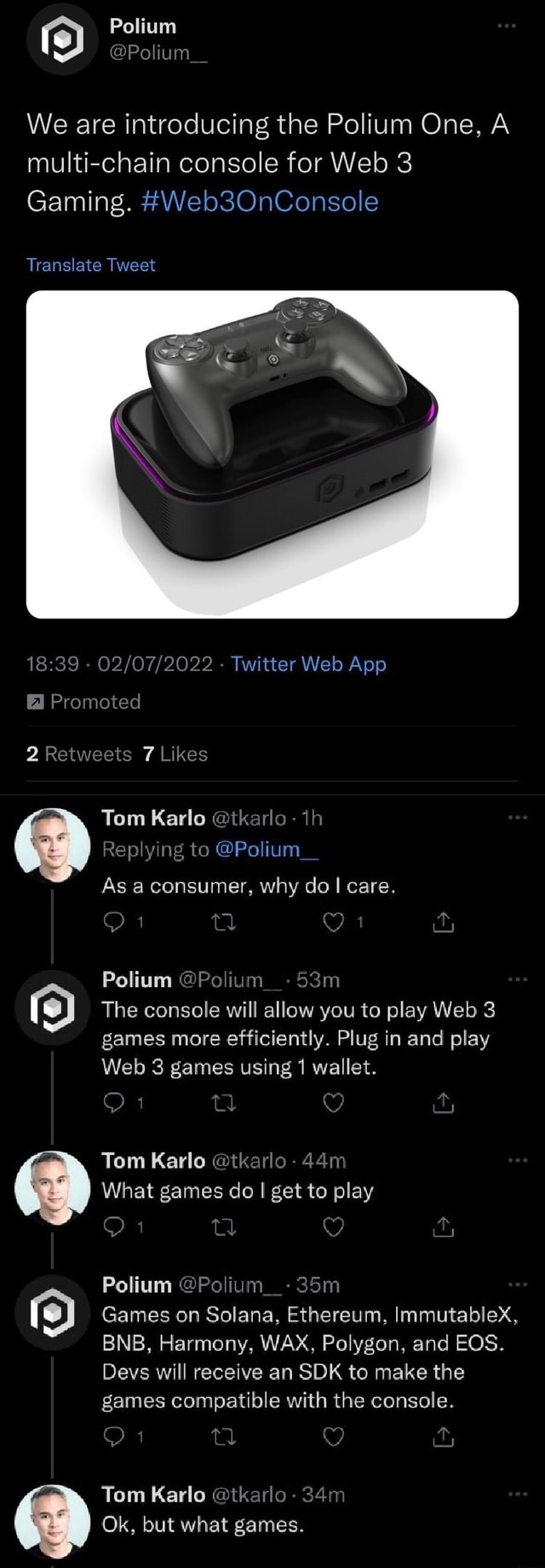 Polium @Polium_ We are introducing the Polium One, A multi-chain ...