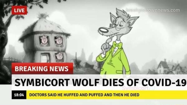 BREAKING SYMBICORT WOLF DIES OF COVID-19 DOCTORS SAID HE HUFFED AND ...