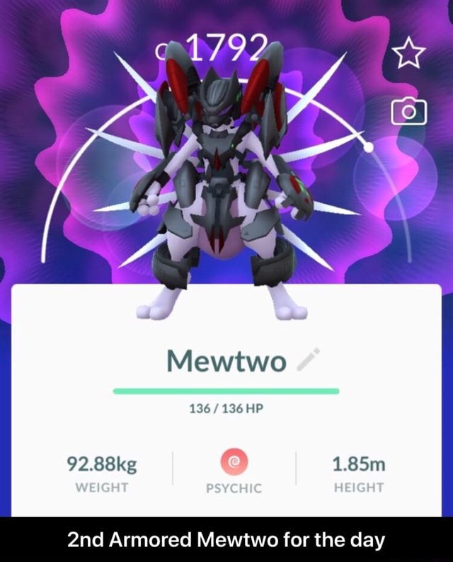 2nd Armored Mewtwo for the day - 2nd Armored Mewtwo for the day - iFunny