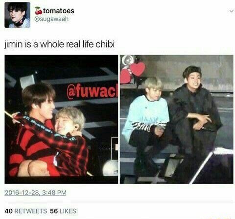 Jimin is a whole real life chibi - iFunny