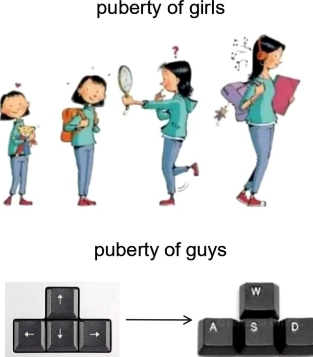 Puberty of girls ai puberty of guys - iFunny