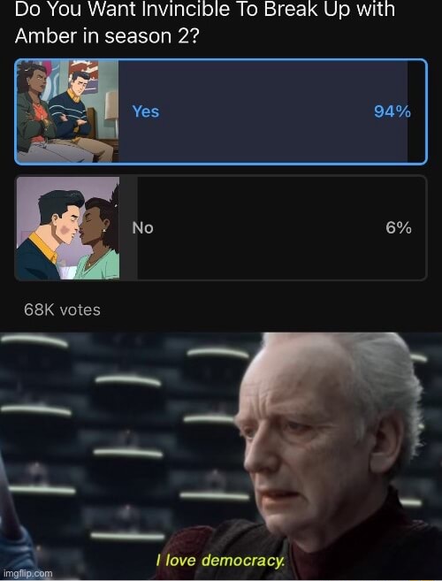 Do You Want Invincible To Break Up with Amber in season 2? votes love ...