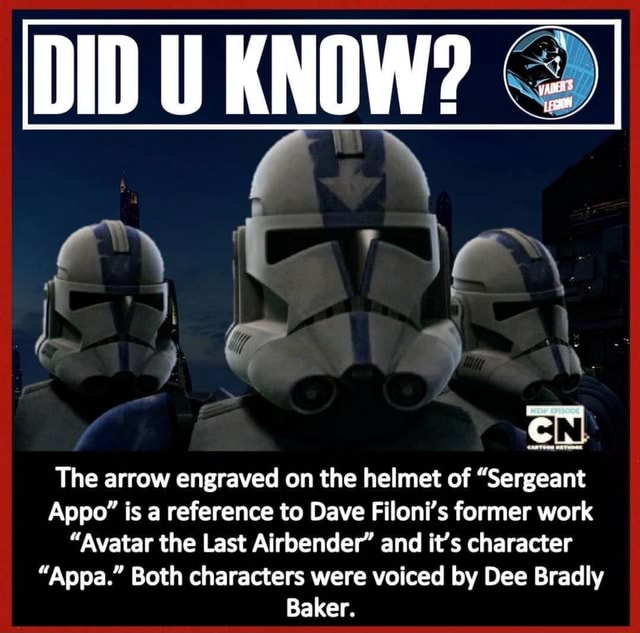 The arrow engraved on the helmet of "Sergeant Appo" is a reference to ...