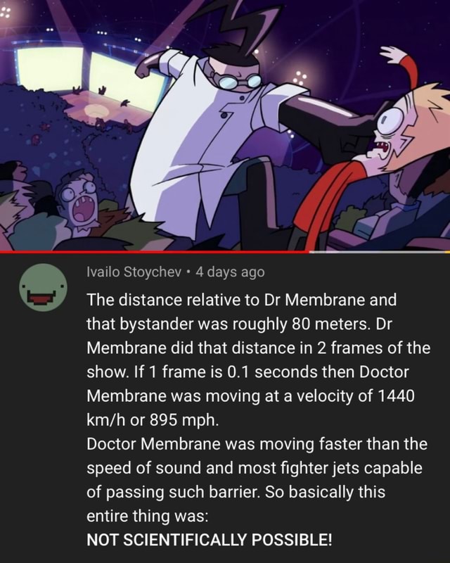 Ivailo Stoychev - 4 days ago The distance relative to Dr Membrane and ...