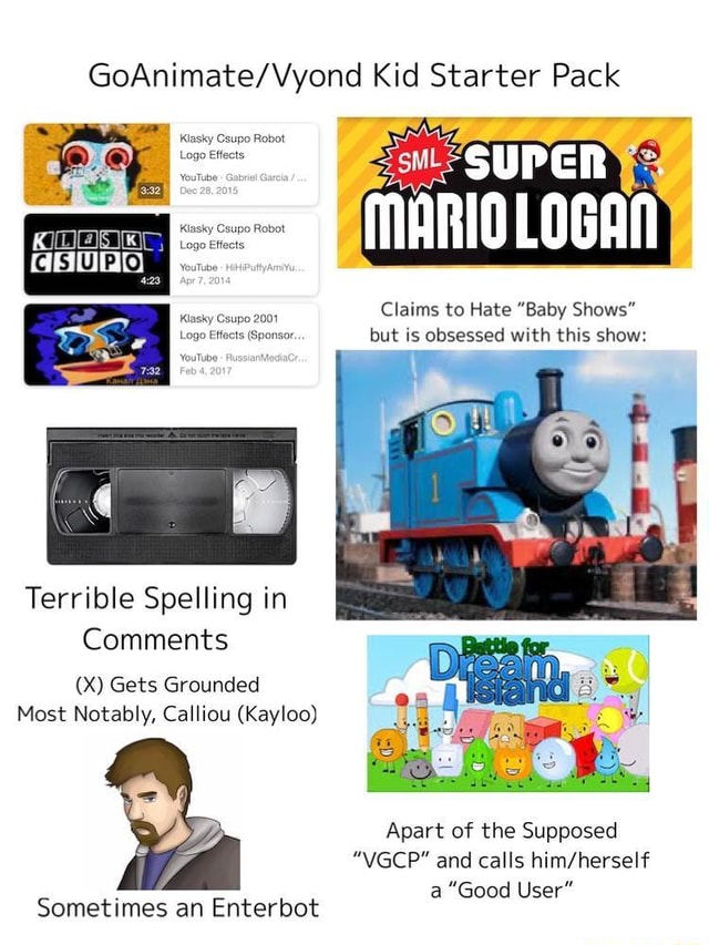 GoAnimate/Vyond Kid Starter Pack C‘aims to Hate "Baby Shows" but IS ...