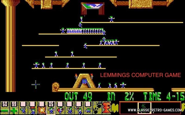 #Lemmings #Lemming - LEMMINGS COMPUTER GAME - iFunny Brazil