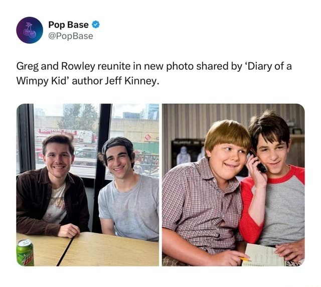Pop Base @ @PopBase Greg and Rowley reunite in new photo shared by ...