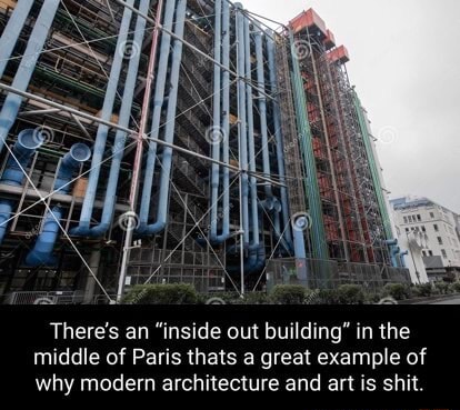There's an "inside out building" in the middle of Paris thats a great ...
