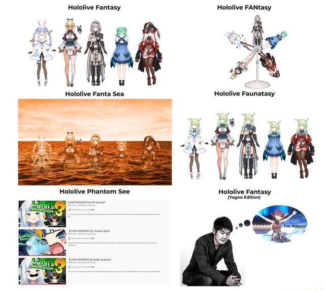 Hololive Fantasy Hololive FANtasy Hololive Fanta Sea Hololive Phantom ...