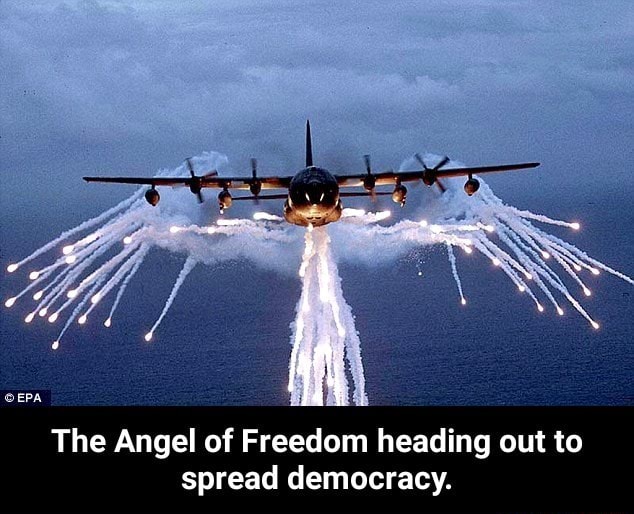 9 EPA The Angel of Freedom heading out to spread democracy. - The Angel ...
