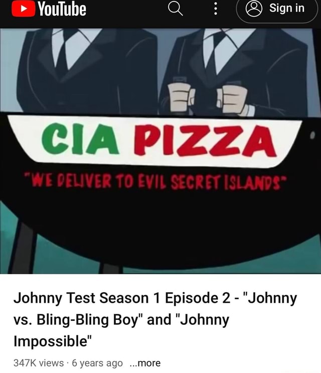 > YouTube : Sign in Johnny Test Season 1 Episode 2 - "Johnny vs. Bling ...