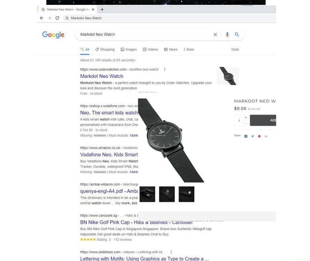 Google Mast Neo Wat Markdot Neo Watch Neo, The smart kids watch ...