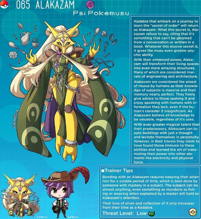 ~ ALAKAZAM Psi Pokemusu Kadabra that embark on a journey to learn the ...