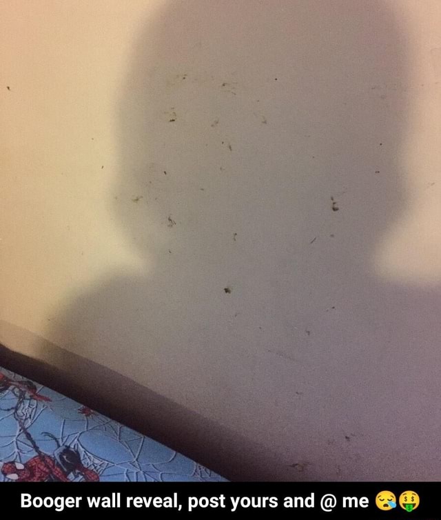 Booger wall reveal, post yours and @ me - Booger wall reveal, post ...