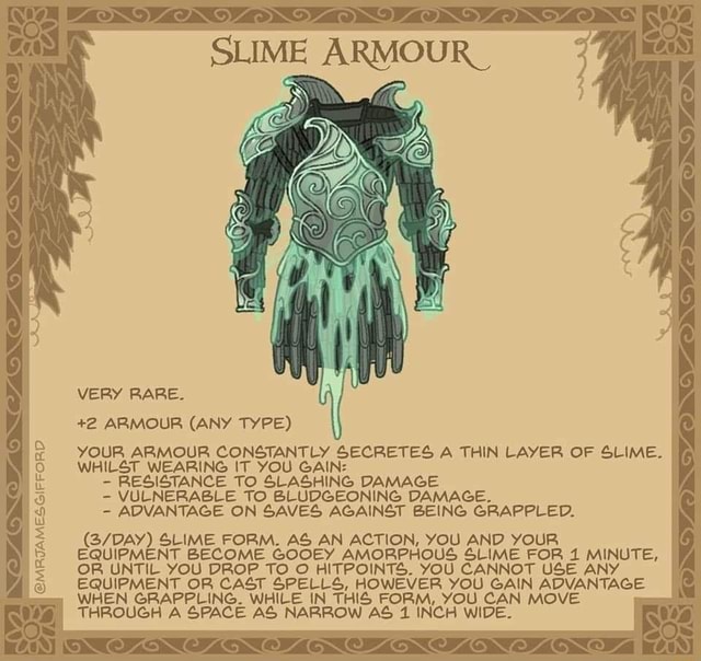 DO) DZ INDD NOVA SLIME (AS VERY RARE. +2 ARMOUR (ANY TYPE ...
