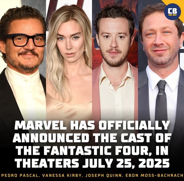 ANNOUNCED THE CAST OF OFFICIALLY THE FANTASTIC FOUR, IN THEATERS JULY ...