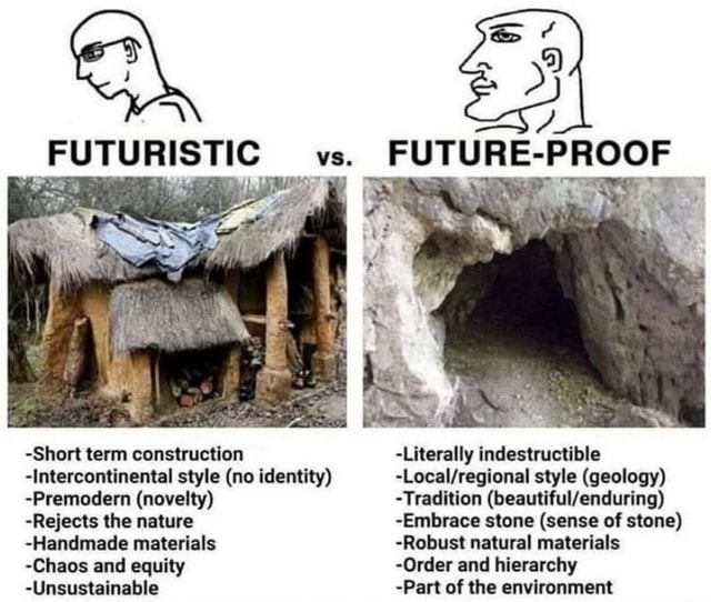 SSS FUTURISTIC vs. FUTURE- 'PROOF -Short term construction -Literally ...