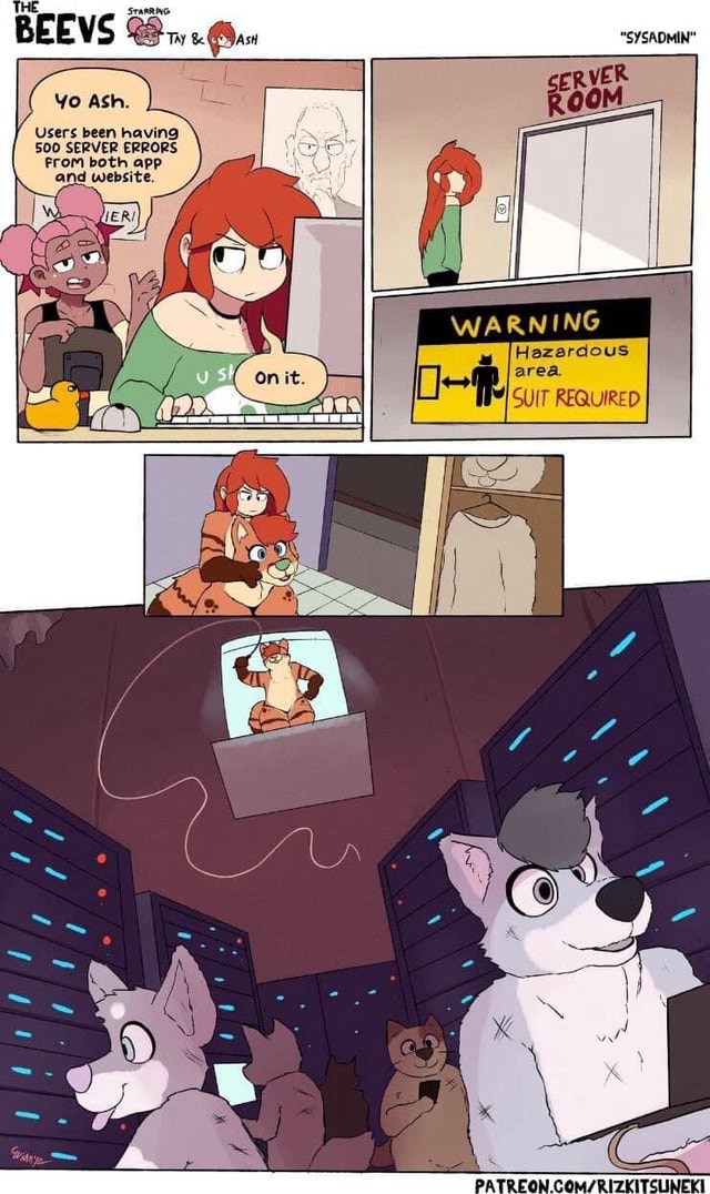 BEEVS "SYSADMIN" Yo ASh. Users been having 500 SERVER ERRORS From both app and website. WARNING ...