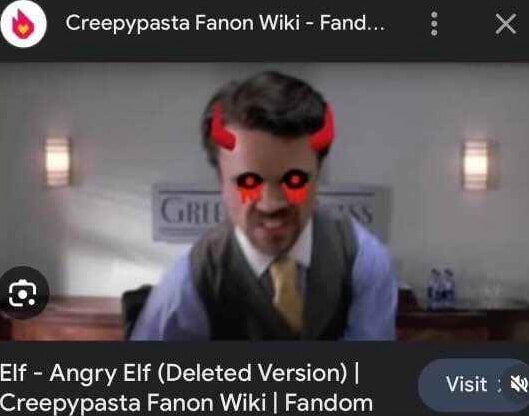 Creepypasta Fanon Wiki - Fand... Elf - Angry Elf (Deleted Version) I ...