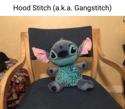 Hood Stitch (a.k.a. Gangstitch) - iFunny