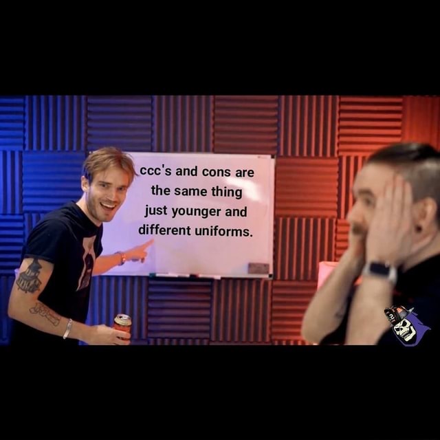 Ccc's and cons are the same thing just younger and different uniforms ...