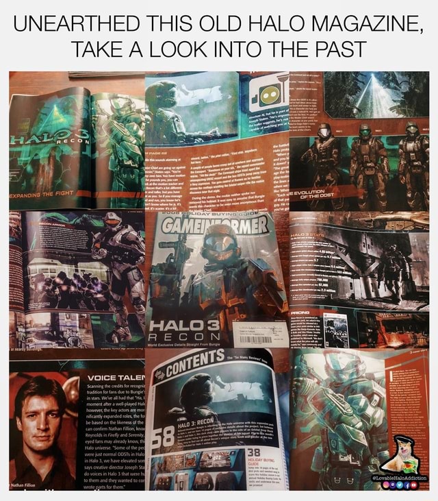 UNEARTHED THIS OLD HALO MAGAZINE, TAKE A LOOK INTO THE PAST GE fl 3 ...