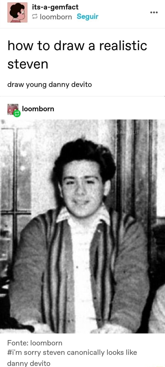 How to draw a realistic steven draw young danny devito - iFunny