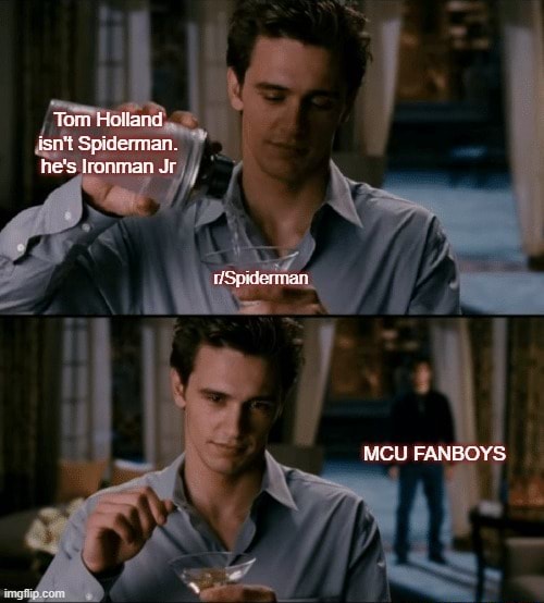 Tom Helland Isn't Spiderman he's Ironman Jr Spiderman MCU FANBOYS - iFunny