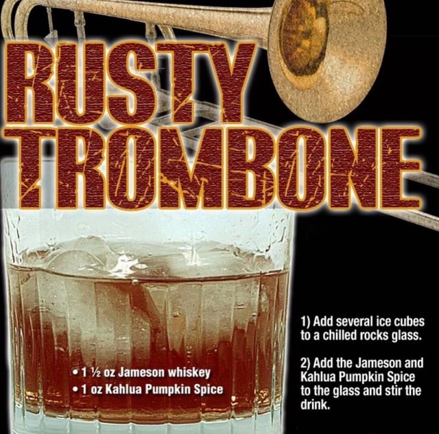 Ass. led recks 1) Add several ice cubes to a ch 2) Add the Jameson and ...