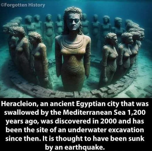 History Heracleion, an ancient Egyptian city that was swallowed by the ...
