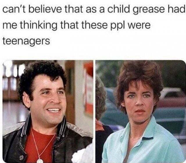 Hello fellow you youngsters - can't believe that as a child grease had ...