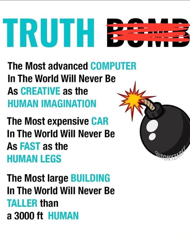 TRUTH The Most advanced COMPUTER In The World Will Never Be As CREATIVE ...