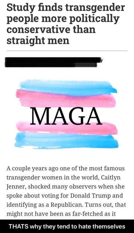 Study finds transgender people more politically conservative than ...