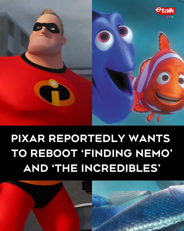 Pixar is looking to make more sequels and reboots moving forward. ️ In ...
