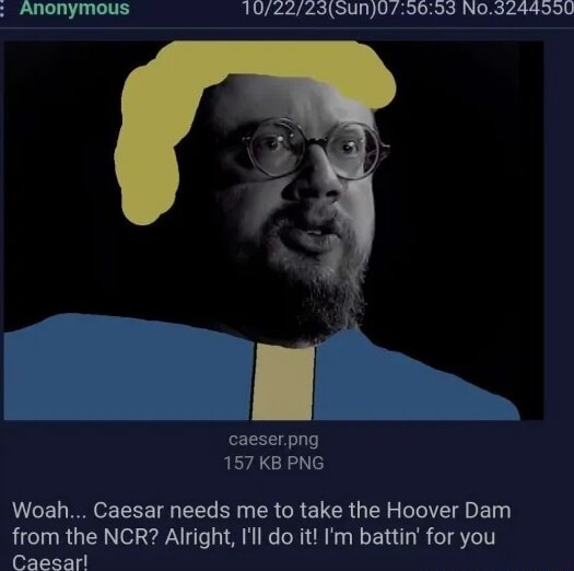 Anonymous NO caeser.png 157 KB PNG Woah... Caesar needs me to take the ...