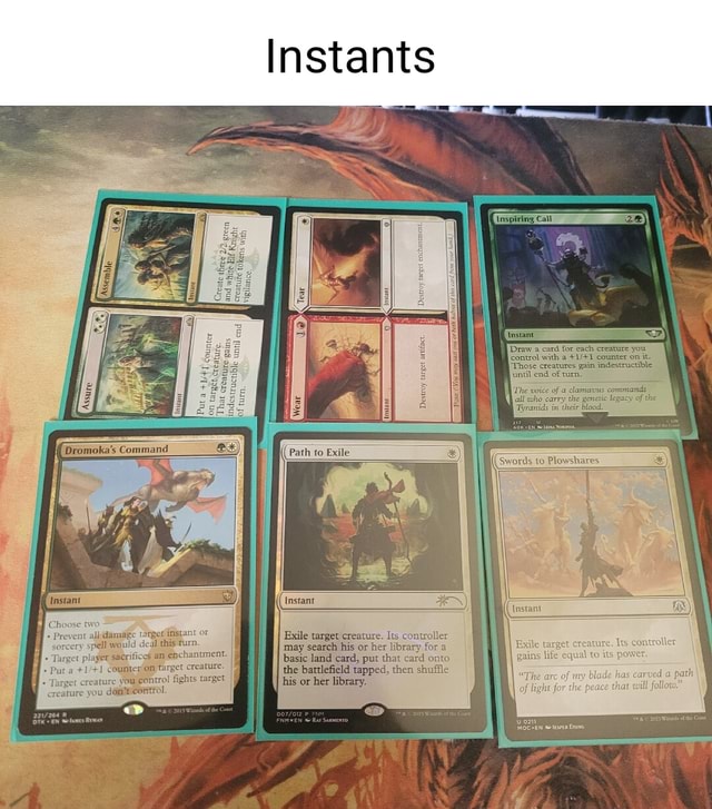 Instants 'Draw a card for each creature you control with a counter on ...