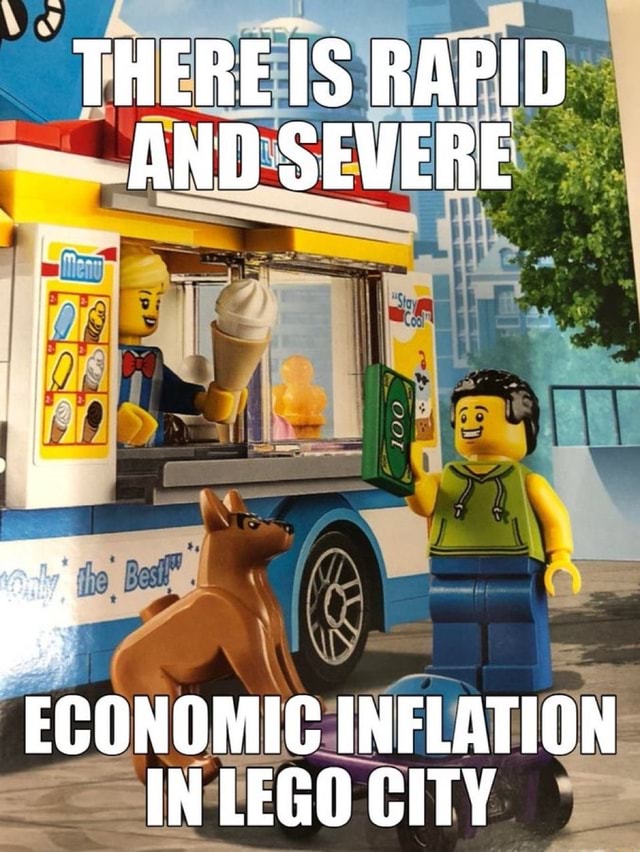 THERE IS RAPID AND SEVERE ECONOMIC INFLATION IN LEGO CITY - iFunny