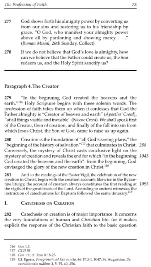 The Profession of Faith 277 _God shows forth his almighty power by ...