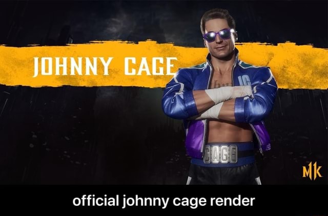 Official johnny cage render - official johnny cage render - iFunny