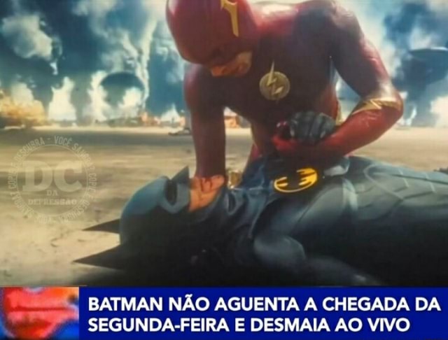 Batman NÃo Aguenta A Chegada Da Segunda Feira E Desmaia Ao Vivo