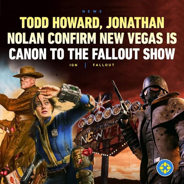 NEWS TODD HOWARD, JONATHAN NOLAN CONFIRM NEW VEGAS IS CANON TO THE ...