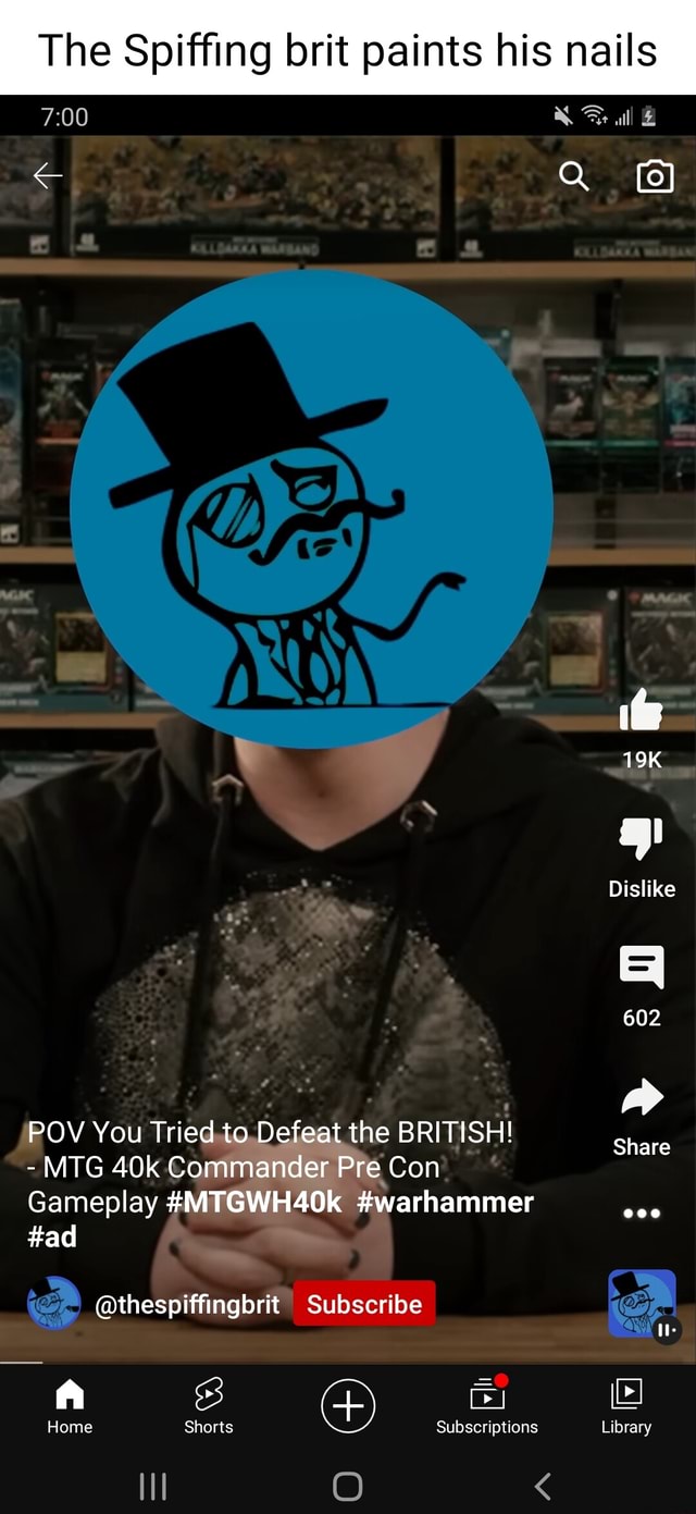 The Spiffing brit paints his nails all POV You Tried to Defeat the ...