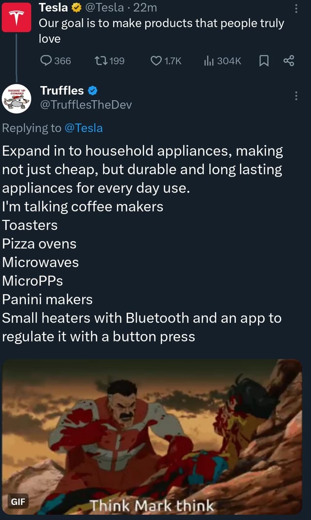 Tesla @Tesla - Our goal is to make products that people truly love O366 ...