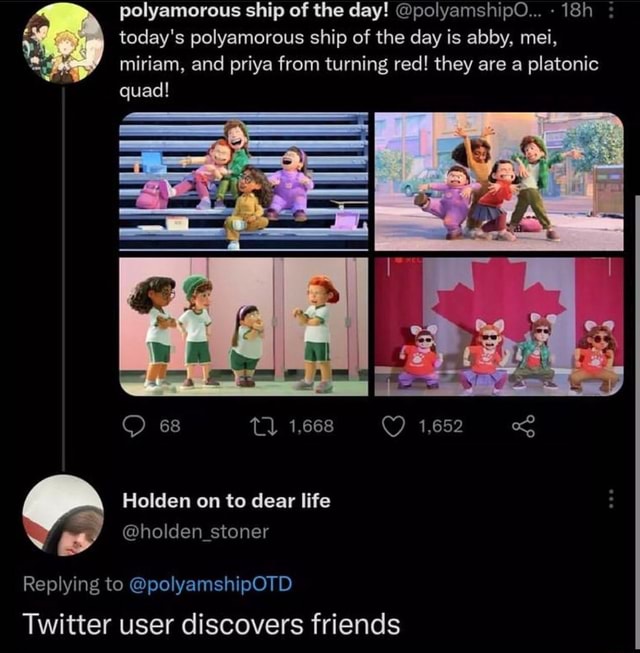 Polyamorous ship of the day! @polyamshipO... - today's polyamorous ship ...