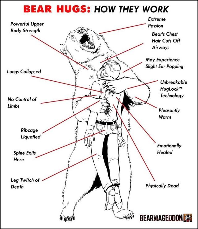 BEAR HUGS: HOW THEY WORK Extreme Passion Bear's Chest Hair Cuts Off ...